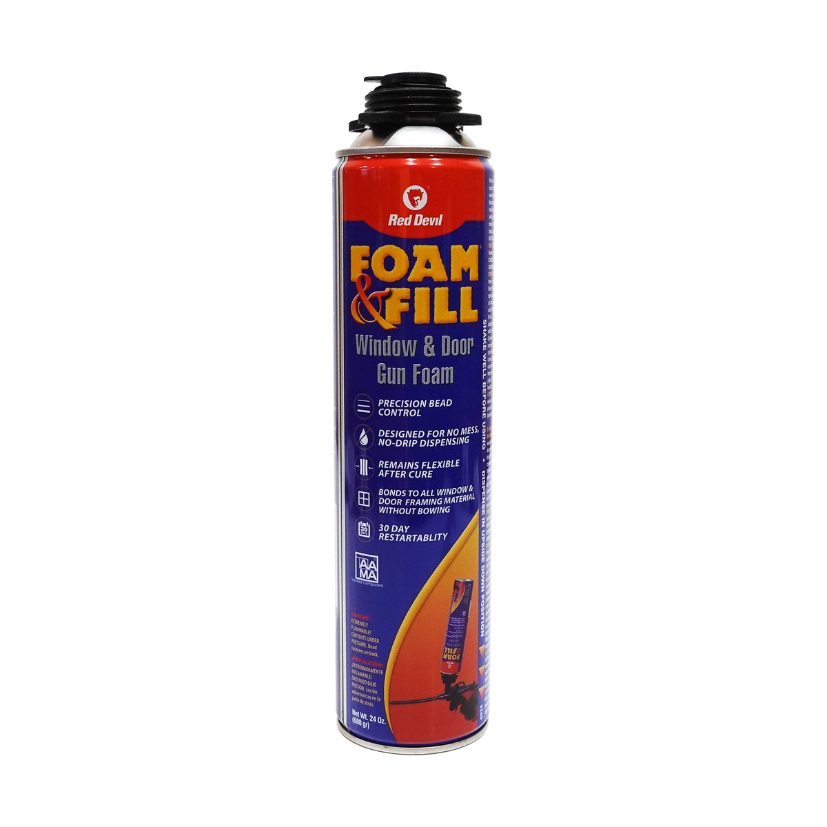 Red Devil Foam & Fill® Window and Door Polyurethane Gun Foam Sealant 24 ...