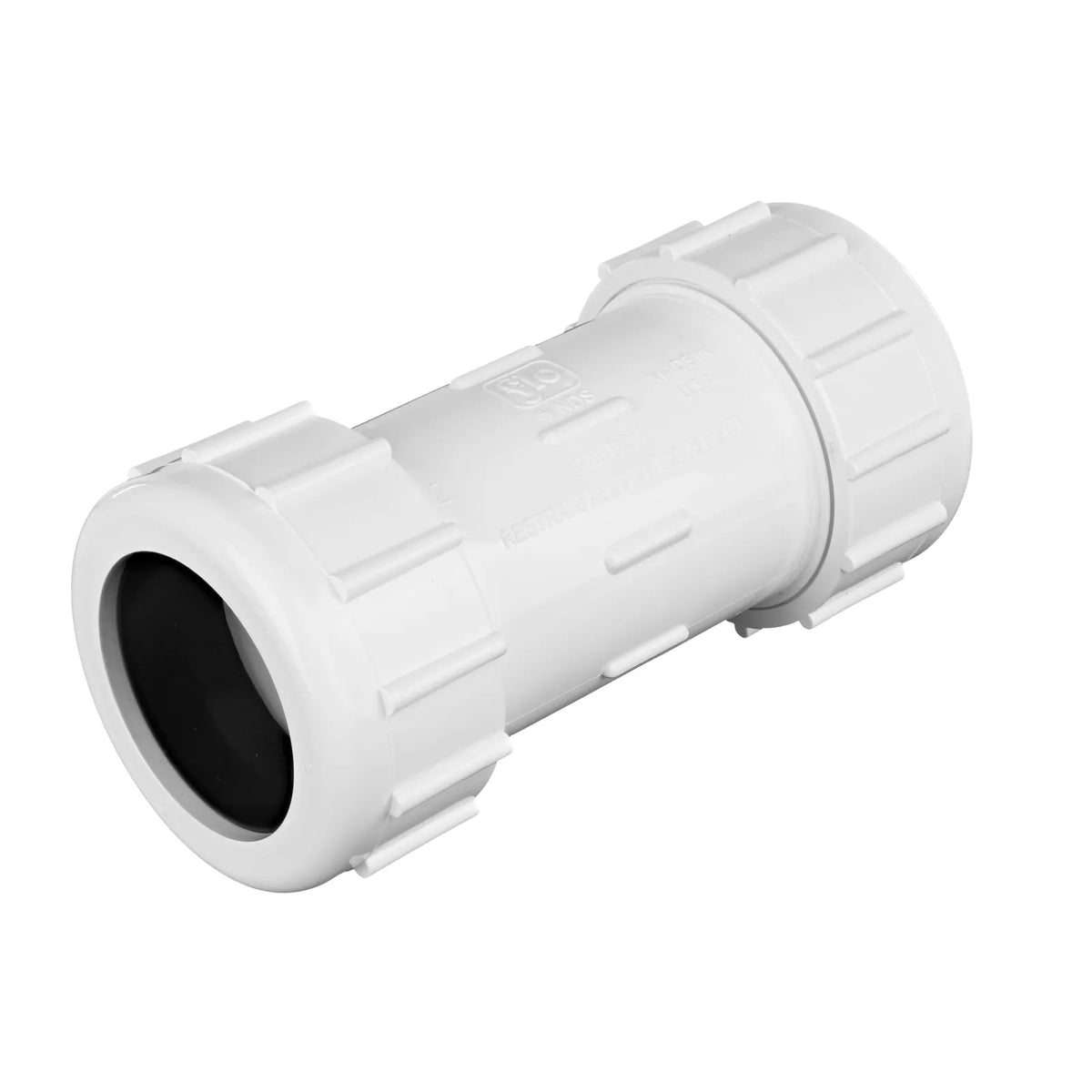 NDS CPC Series - PVC Compression Coupling 2" IPS UC White - Live Oak ...
