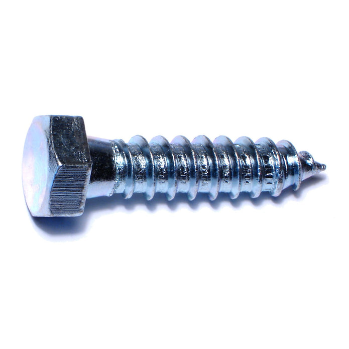 Monster Fastener Zinc Plated Grade 2 / A307 Steel Hex Head Lag Screws ...